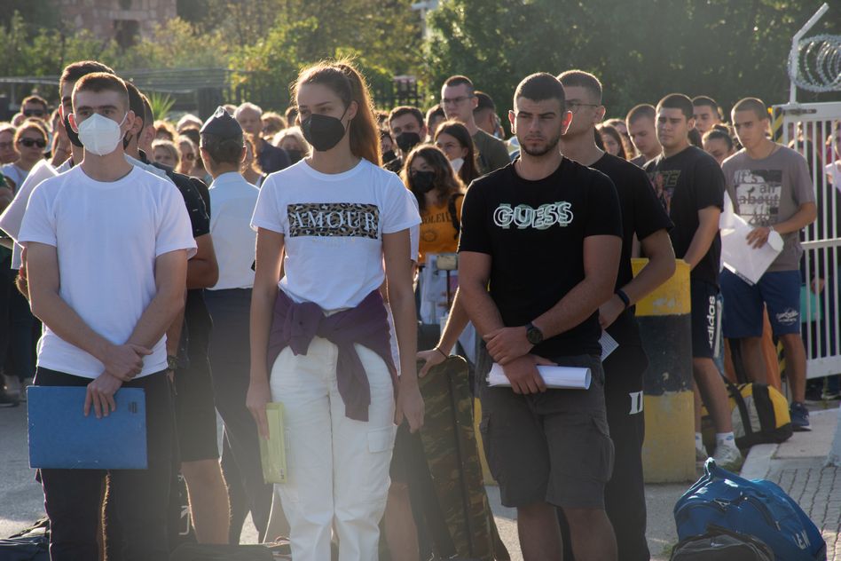 ΣΜΥΑ: Εικόνες από την κατάταξη των πρωτοετών (2022) στη Σχολή Μονίμων ...